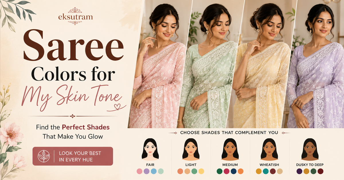 How to Choose the Best Saree Color for My Skin Tone